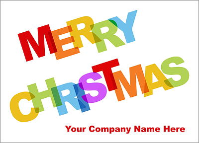 Customize Colorful Merry Christmas Cards | Ziti Cards