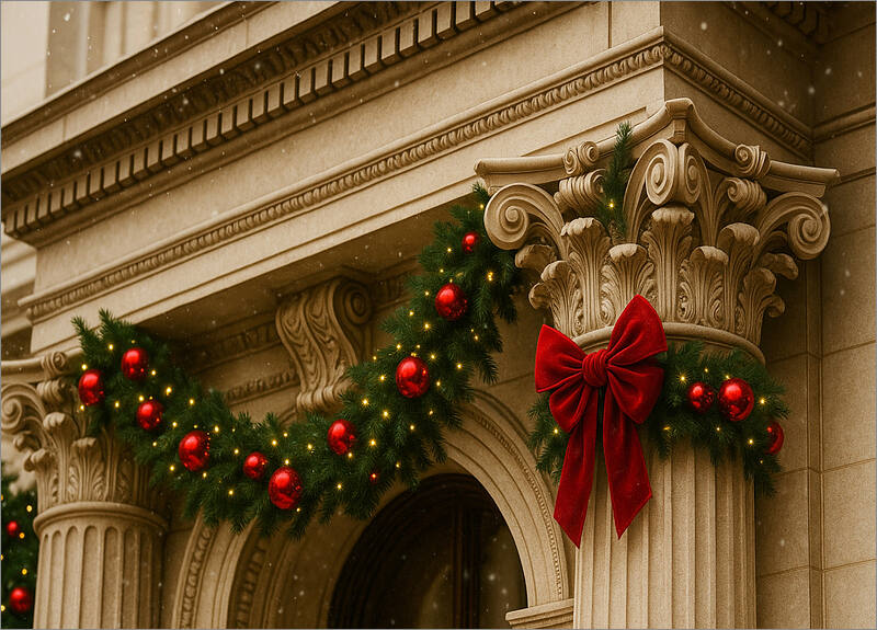 Architect Christmas Card Entry (Glossy White) | Architecture Christmas ...